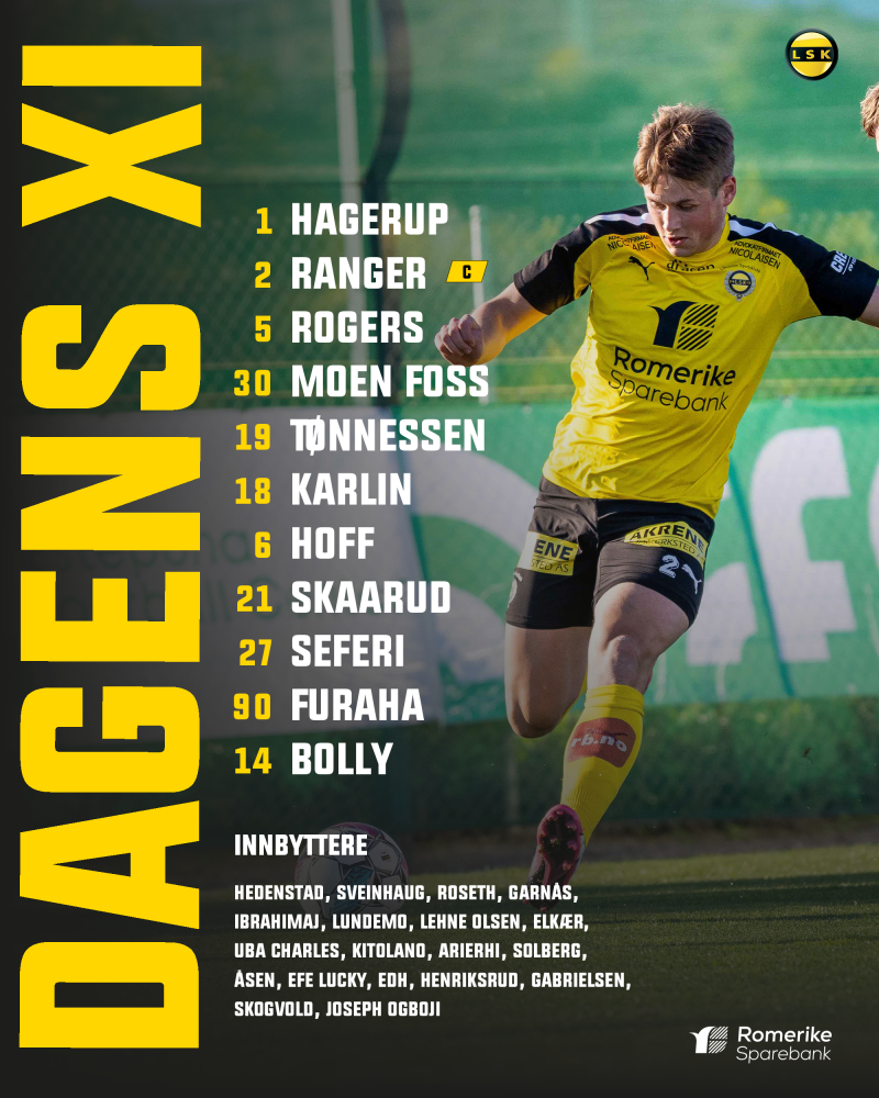 Disse starter mot Mjøndalen: Hoff endelig tilbake / Lillestrøm